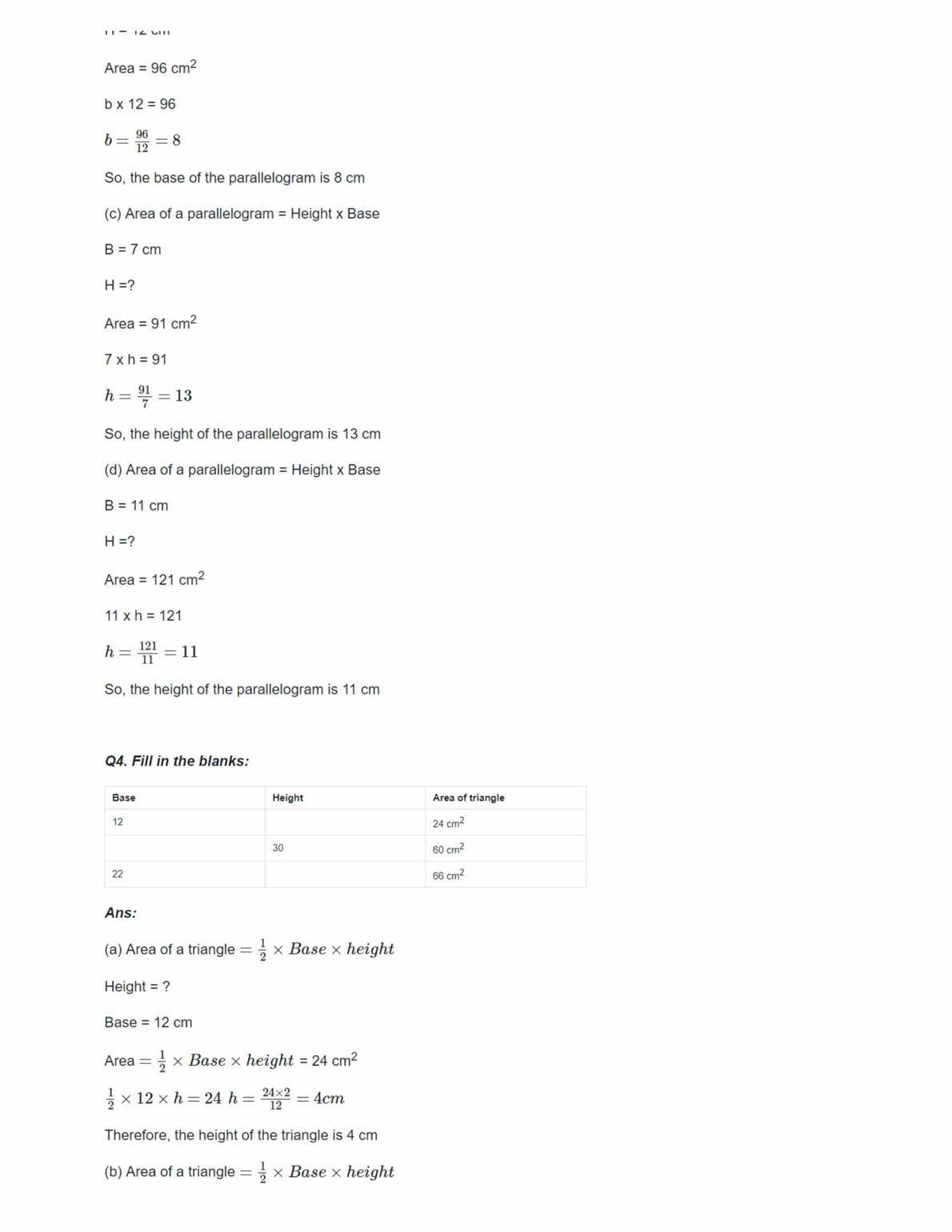 NCERT Solutions for Class 7 Maths Exercise 11.2 Chapter 11- perimeter ...
