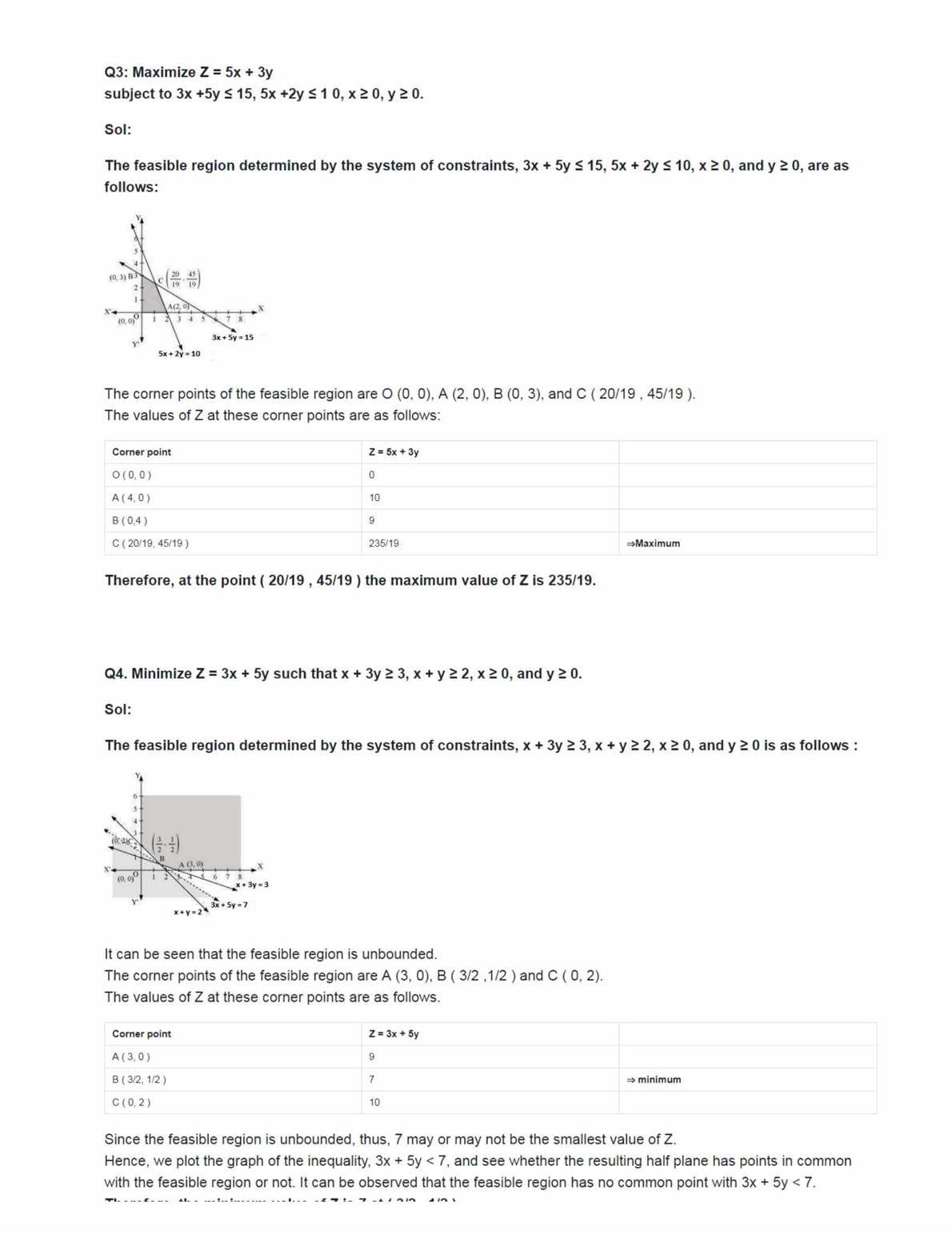 NCERT Solutions for Class 12 Maths Chapter 12 Linear Programming Ex 12. ...
