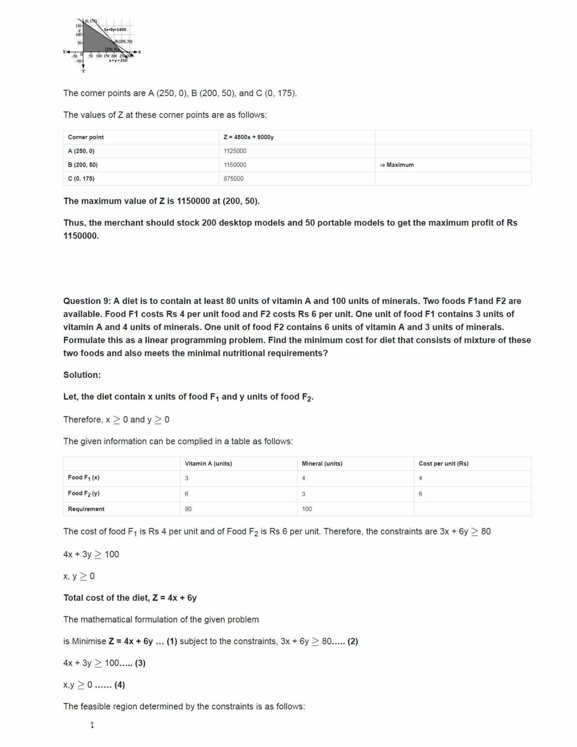 NCERT Solutions for Class 12 Maths Chapter 12 Linear Programming Ex 12. ...