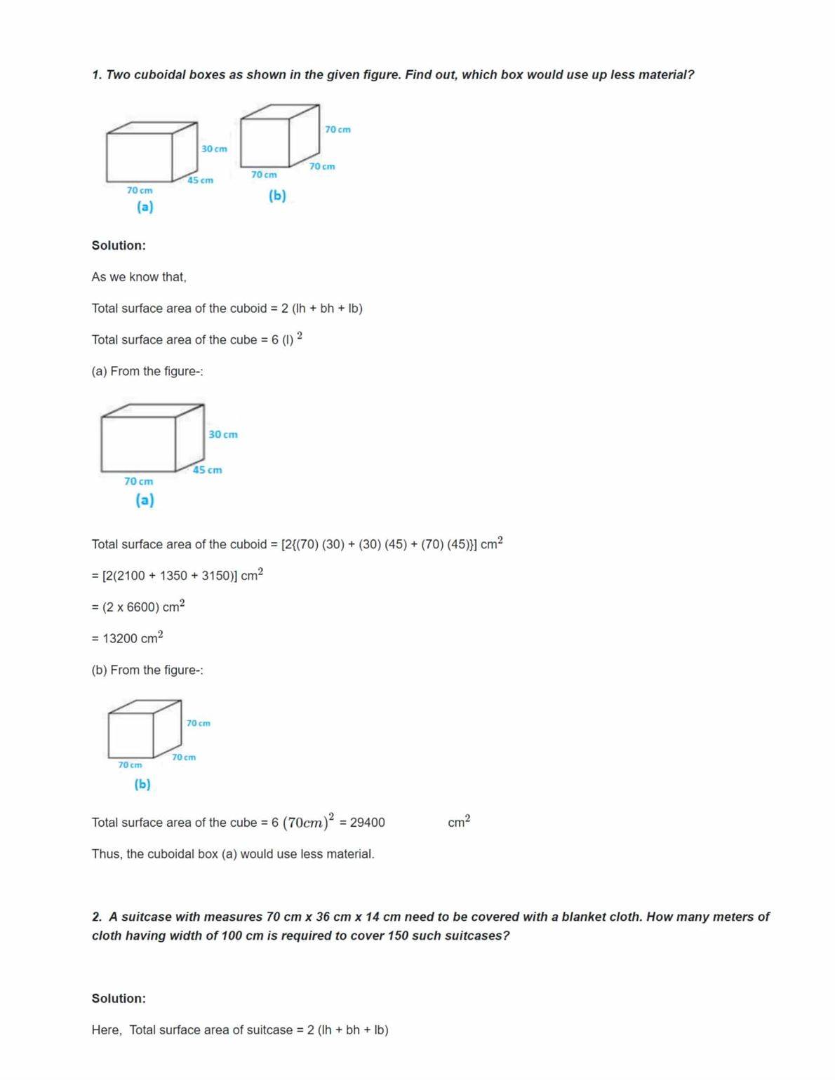 NCERT Solutions For Class 8 Maths Chapter 11 Mensuration Ex 11 3