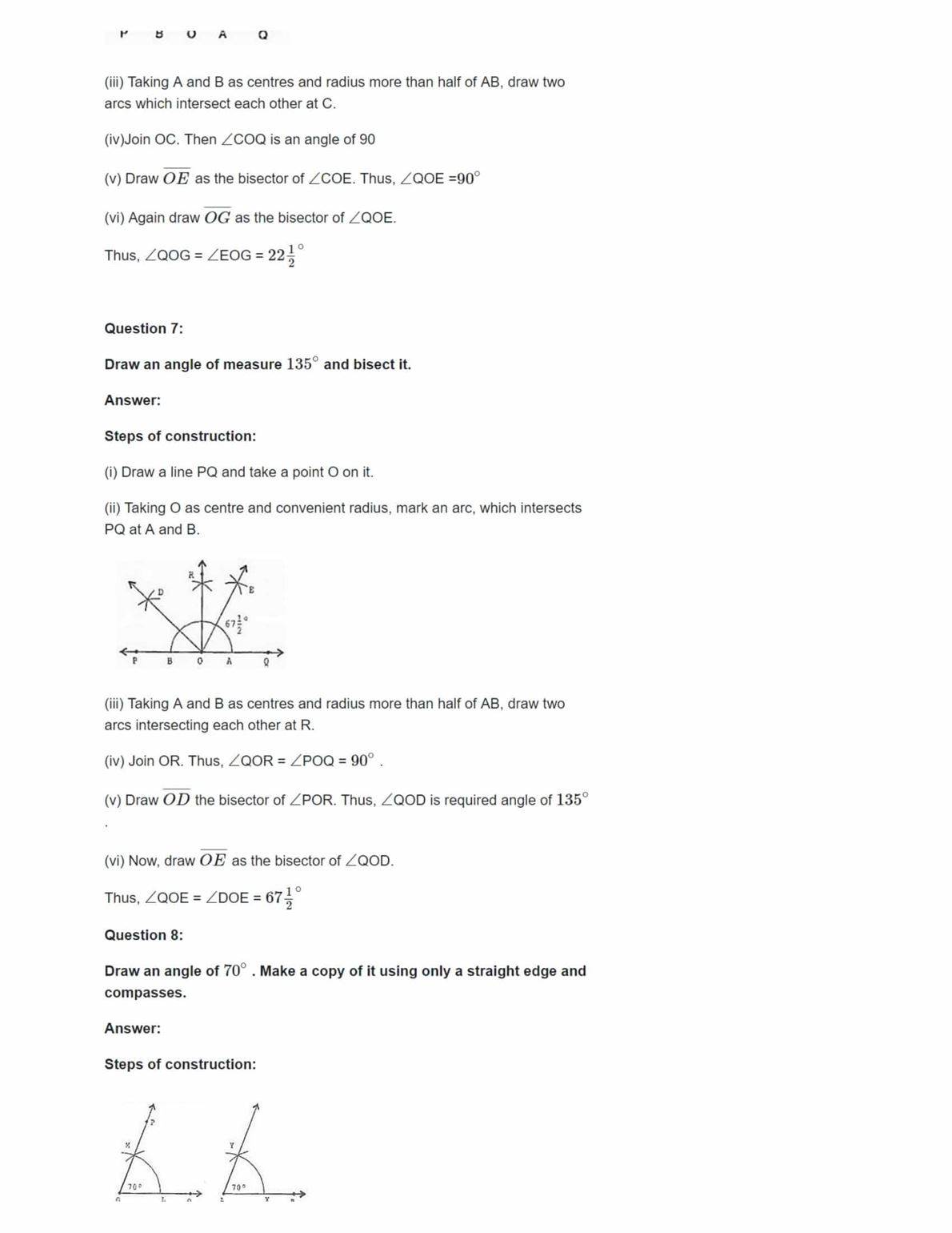 NCERT Solutions for Class 6 Maths Chapter 14 Practical Geometry ...