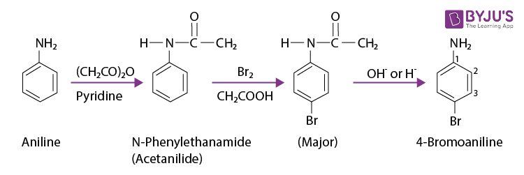 Reactions of Amines - Electrophilic Substitution, Nucleophilic Substitution
