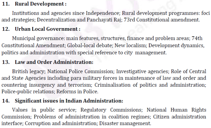 Public Administration Syllabus for UPSC 2024 - Download Public ...