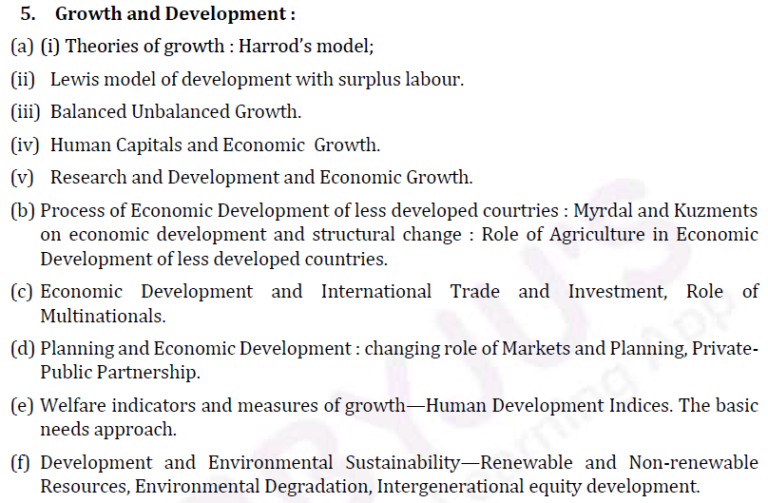 UPSC Economics Syllabus for IAS Mains 2022 : Download Detailed UPSC ...