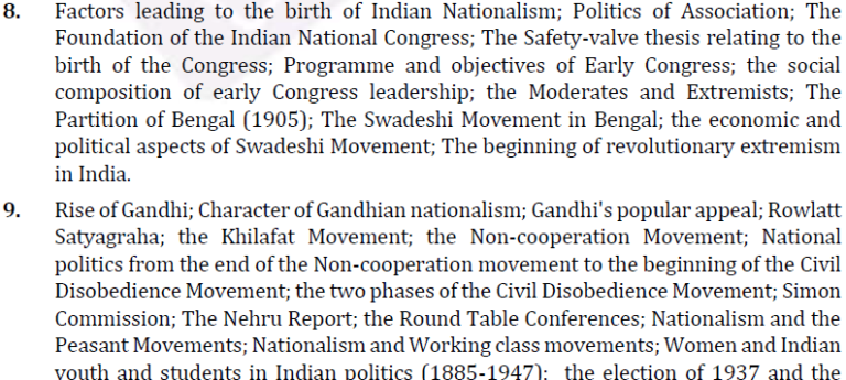 UPSC History Syllabus 2024- Download IAS History Optional Syllabus