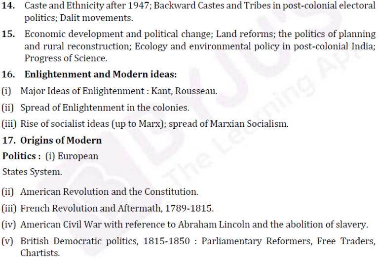 UPSC History Syllabus 2024- Download IAS History Optional Syllabus