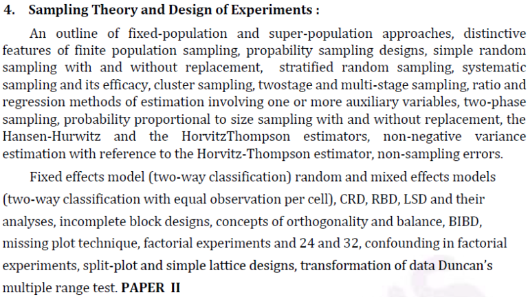 UPSC Statistics Syllabus 2023- Download PDF of Statistics Optional ...