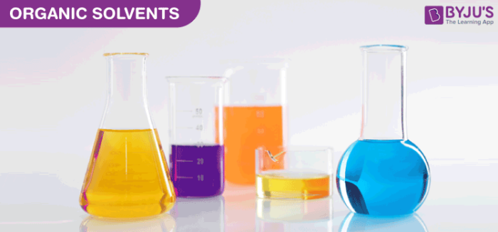 Organic Solvents - Definition, Types, Properties & Applications with ...