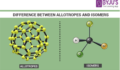 Difference between Allotropes and Isomers | Examples | Types