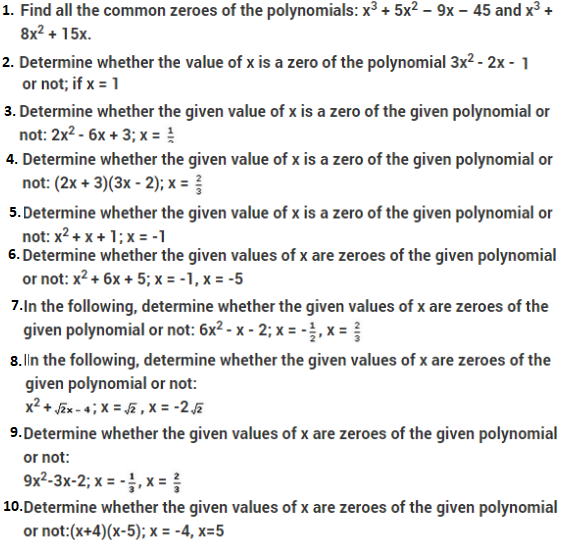 Important Questions For Class 10 Maths Chapter 8 Introduction To
