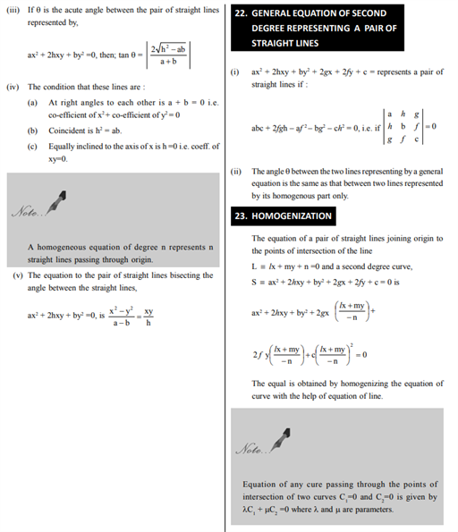 CBSE Class 11 Maths Revision Notes Chapter 10 Straight Lines