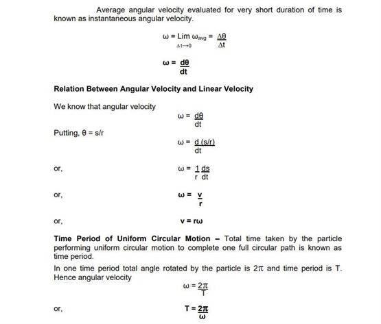 CBSE Class 11 Physics Revision Notes Chapter 5 Laws of Motion