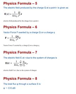 CBSE Class 12 Physics Revision Notes For Chapter 1 Electric Charges And ...