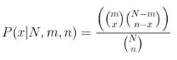 Hypergeometric distribution formula Hypergeometric calculator