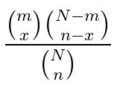 Hypergeometric distribution formula Hypergeometric calculator