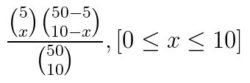 Hypergeometric distribution formula Hypergeometric calculator