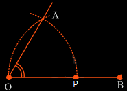 Construction of Angles for Different Degrees - Procedure