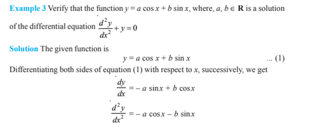 Differential Equations For Class 12 Notes with Examples