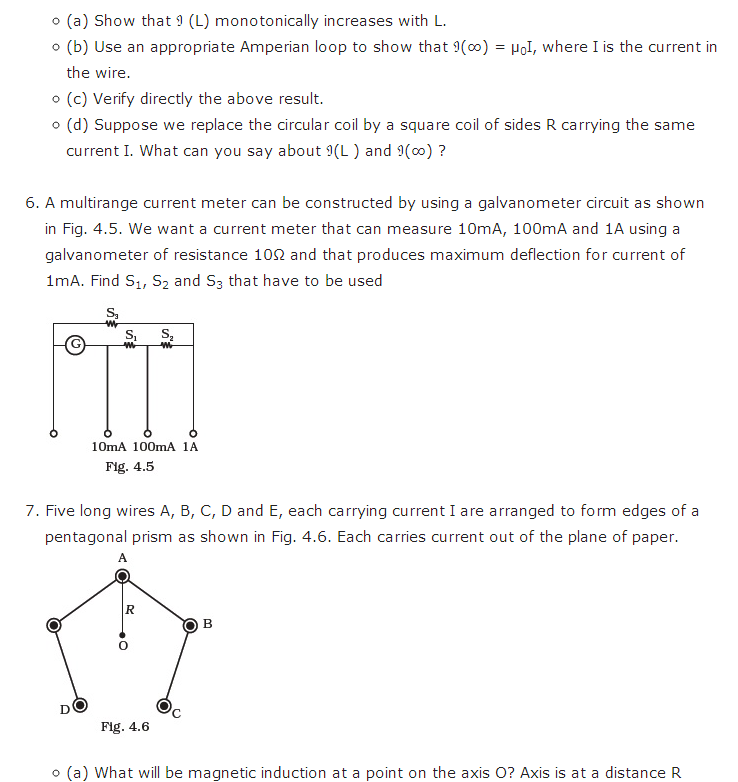 Important Questions For Class 12 Physics Chapter 4 Moving Charges And important-questions-for-class-12-physics-chapter-4-moving-charges-and