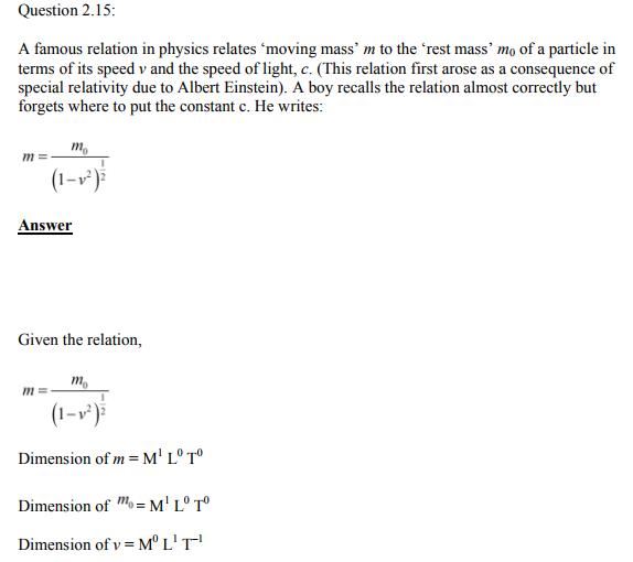 Physics Numericals For Class 11 Chapter 2 - Complete Solution With ... Physics Numericals For Class 11 Chapter 2 - Complete Solution With ...