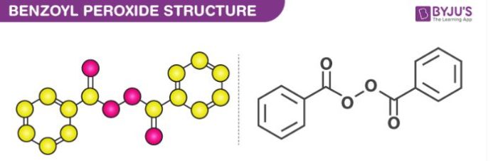 Benzoyl Peroxide (C14H10O4) - Formula, Structure, Properties & Uses of ...