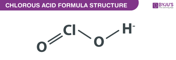 Chlorous Acid Formula - Chemical Formula, Structure And Properties