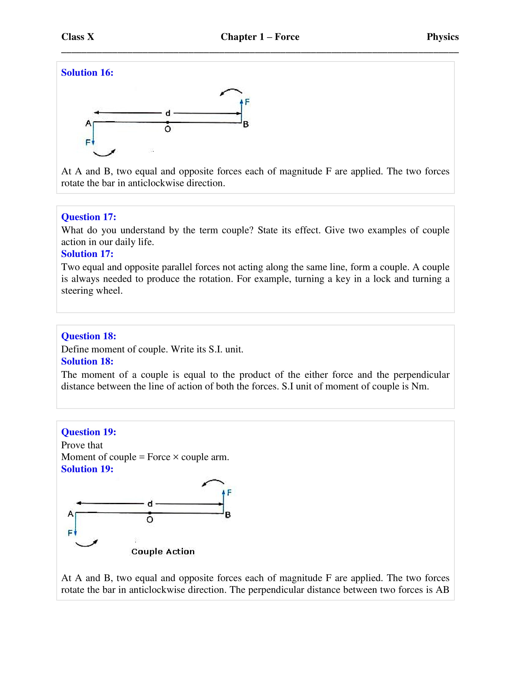 Selina Solutions Class 10 Concise Physics Chapter 1 Force -Download ... Selina Solutions Class 10 Concise Physics Chapter 1 Force -Download ...