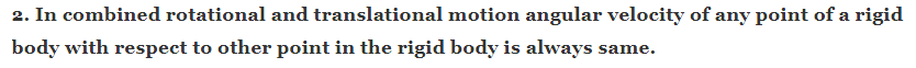 Rotational Motion IIT JEE Study Material - Motion involving Rotation