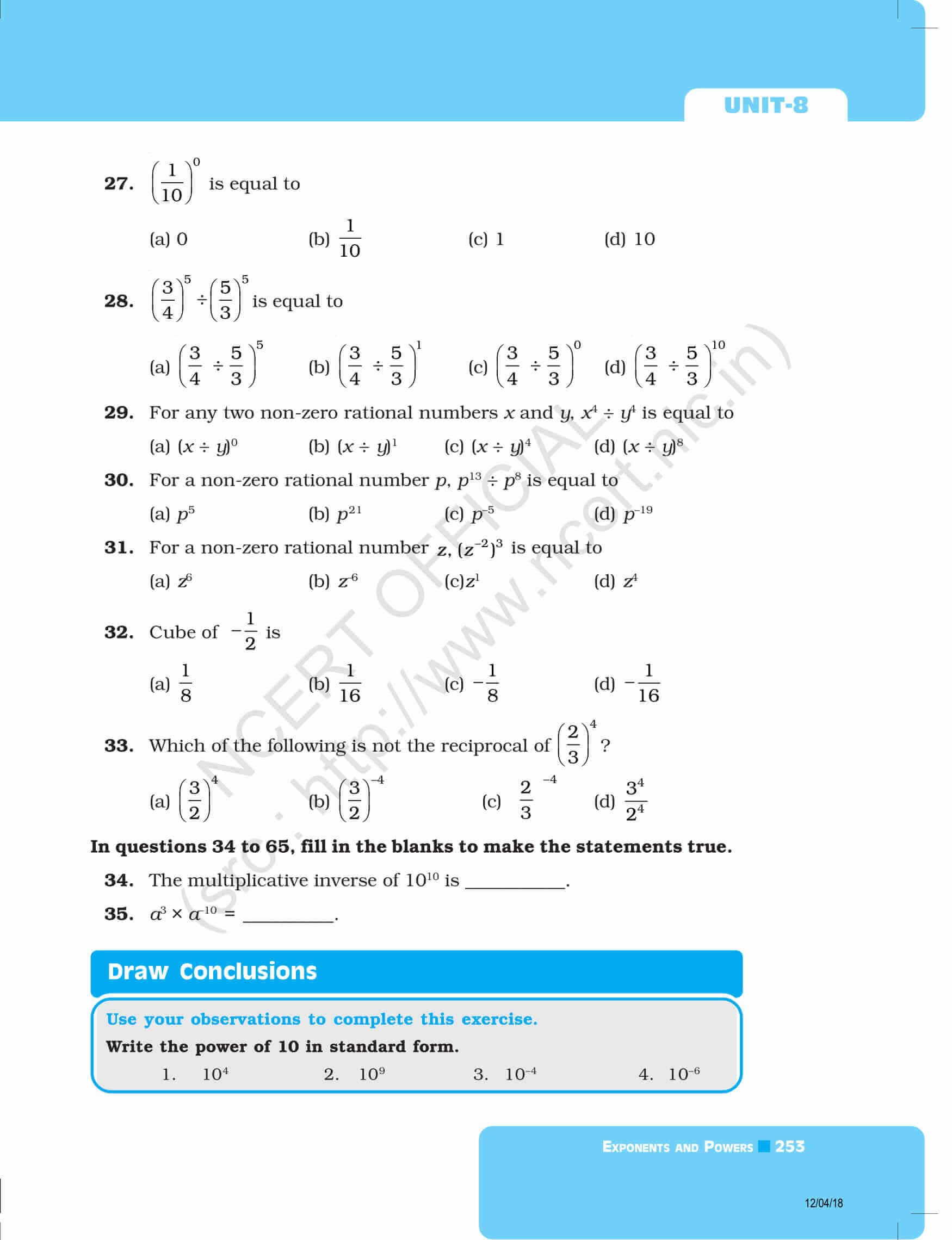 NCERT Exemplar Class 8 NCERT Exemplar Maths Solutions Chapter 8