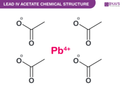 Lead (IV) Acetate Formula - Lead Tetraacetate Formula