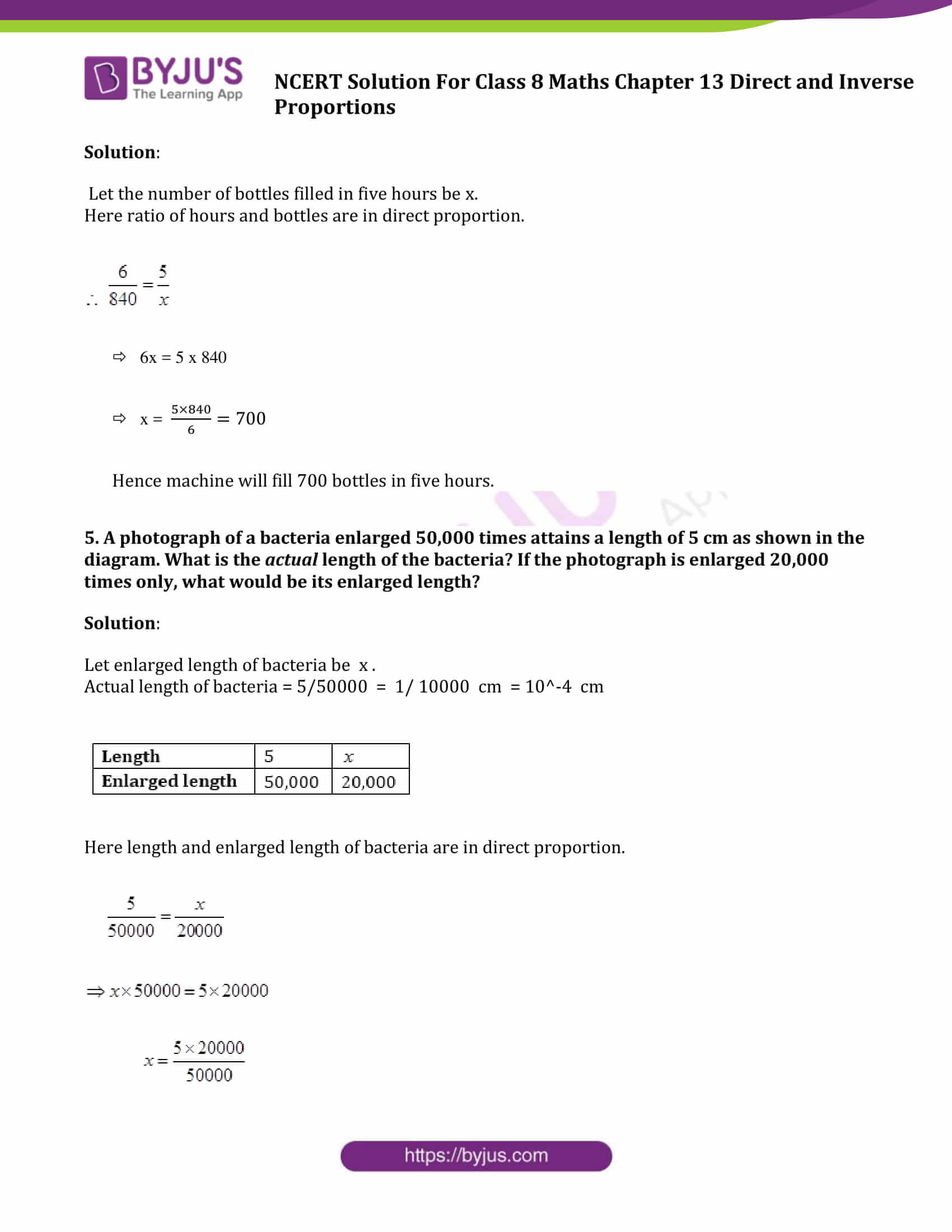 NCERT Solutions for Class 8 Maths Exercise 13.1 Chapter 13 Direct ...