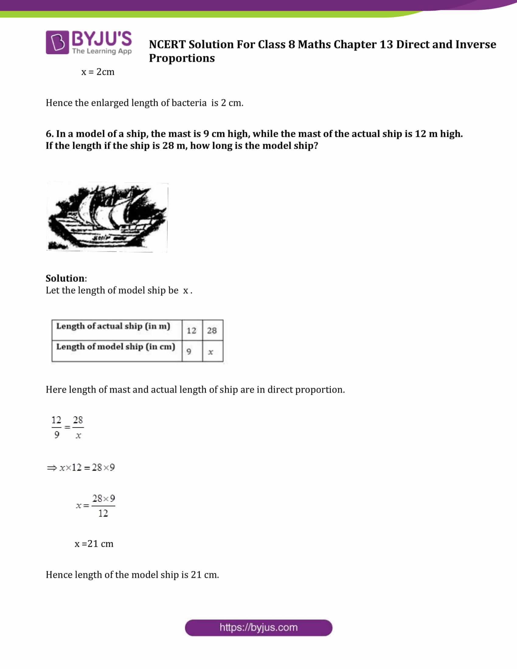 NCERT Solutions for Class 8 Maths Exercise 13.1 Chapter 13 Direct ...
