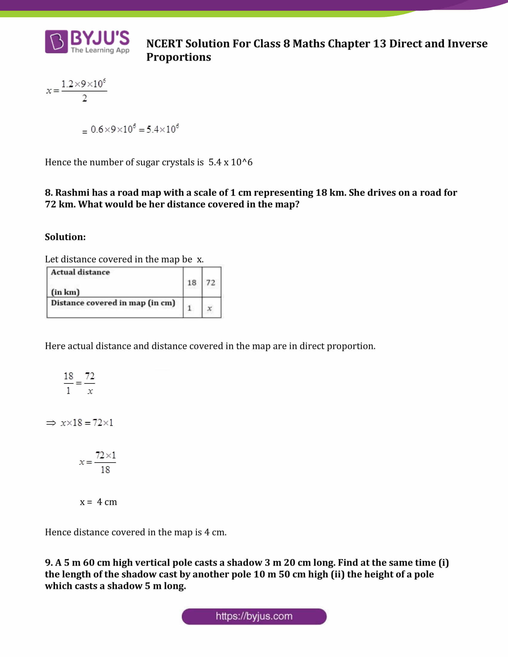 NCERT Solutions for Class 8 Maths Exercise 13.1 Chapter 13 Direct ...