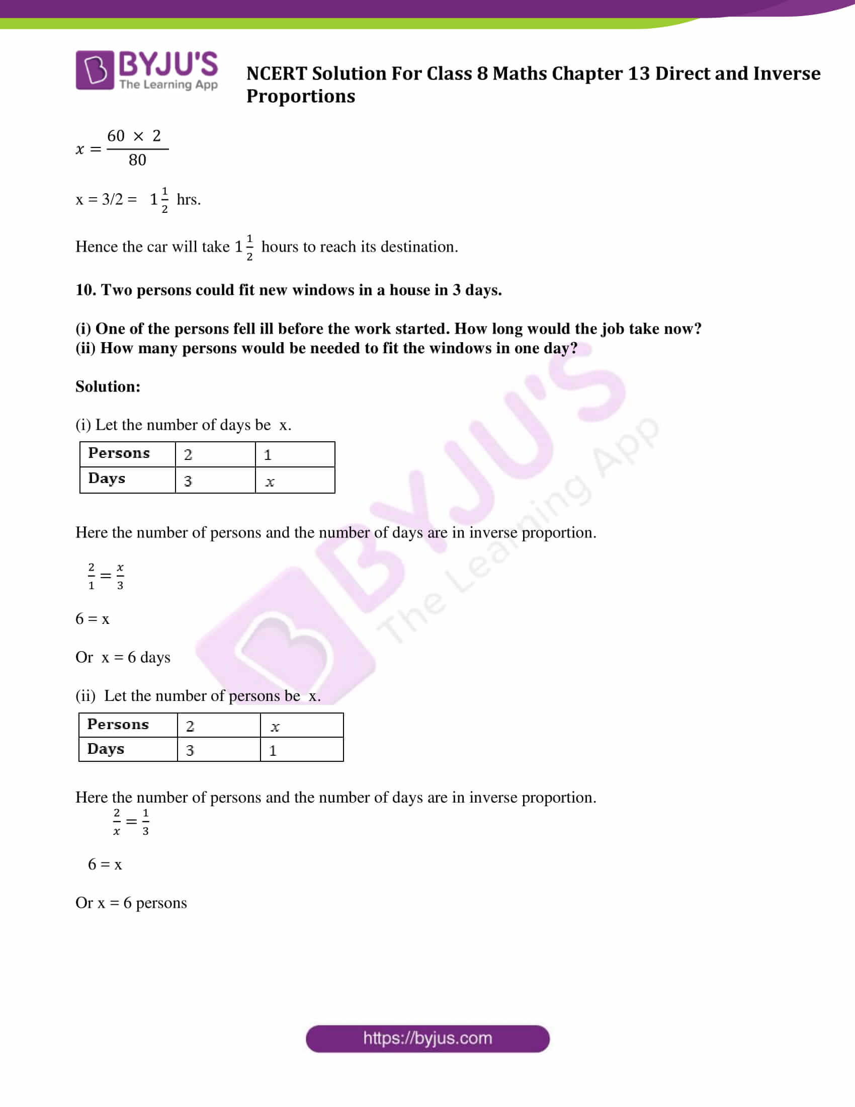 NCERT Solutions for Class 8 Maths Exercise 13.2 of Chapter 13 Direct ...