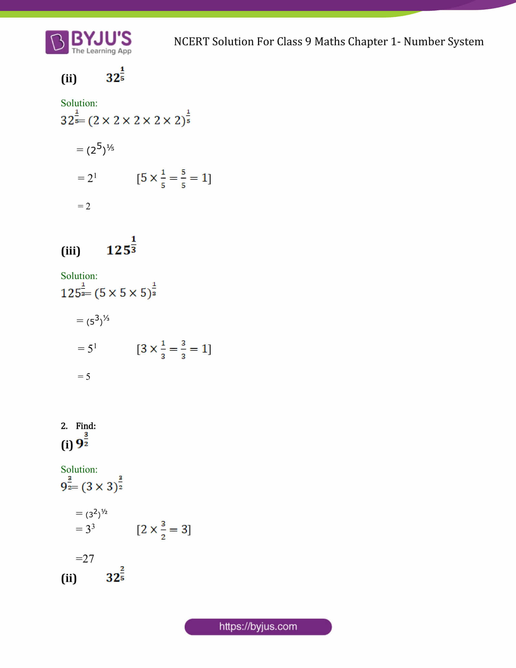 NCERT Solutions For Class 9 Maths Exercise 1 6 Chapter 1 Number Systems NCERT Solutions For Class 9 Maths Exercise 1 6 Chapter 1 Number Systems