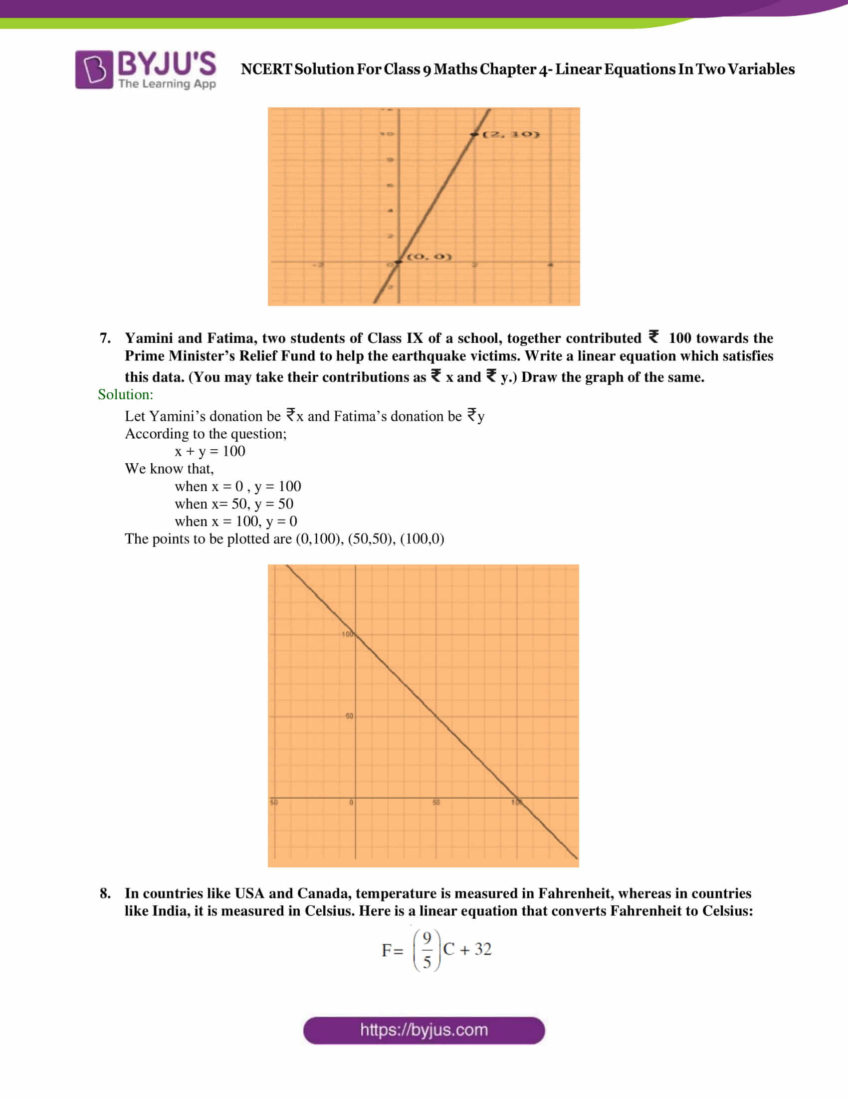 NCERT Solutions for Class 9 Maths Exercise 4.3 Chapter 4- linear ...