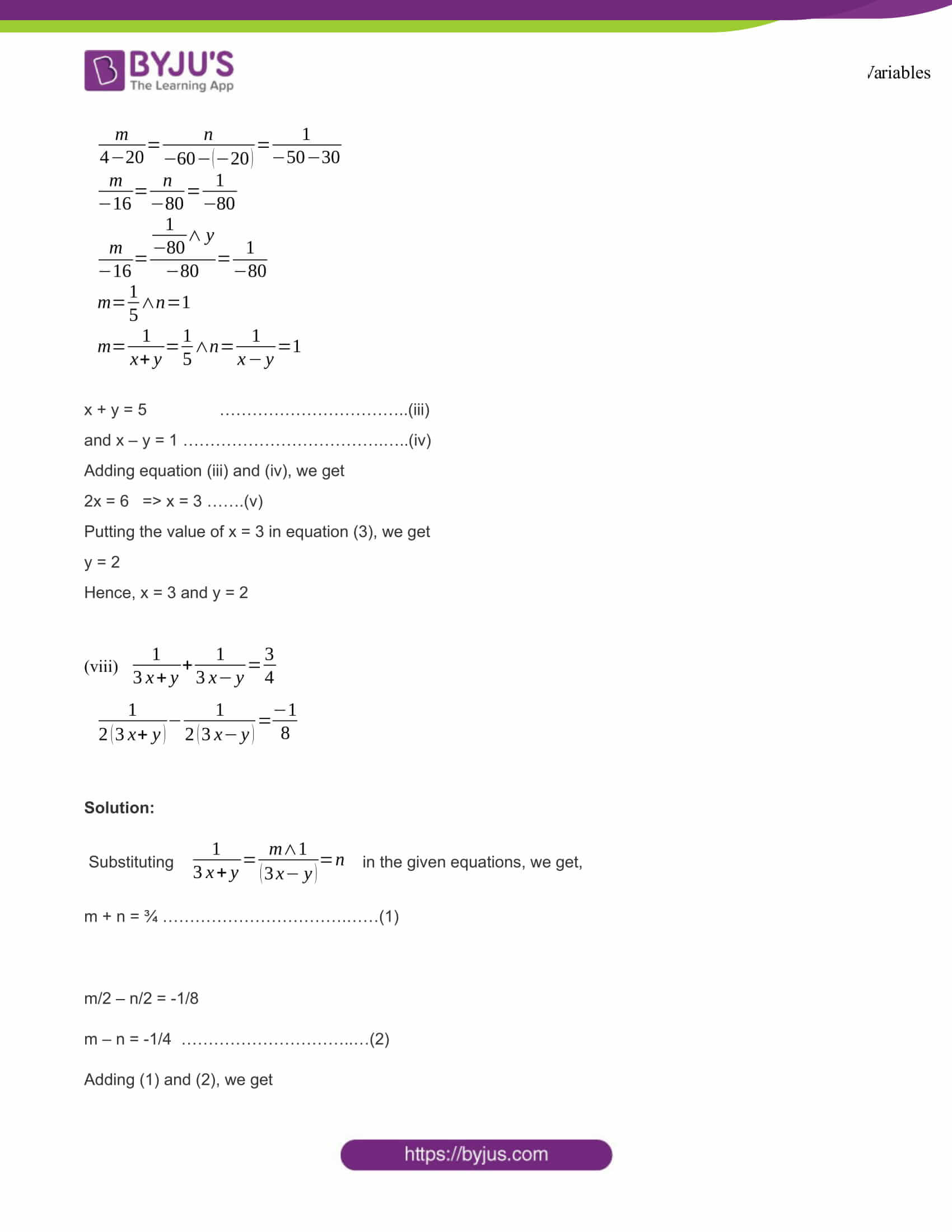 NCERT Solutions for Class 10 Maths Exercise 3.6 Chapter 3- linear ...