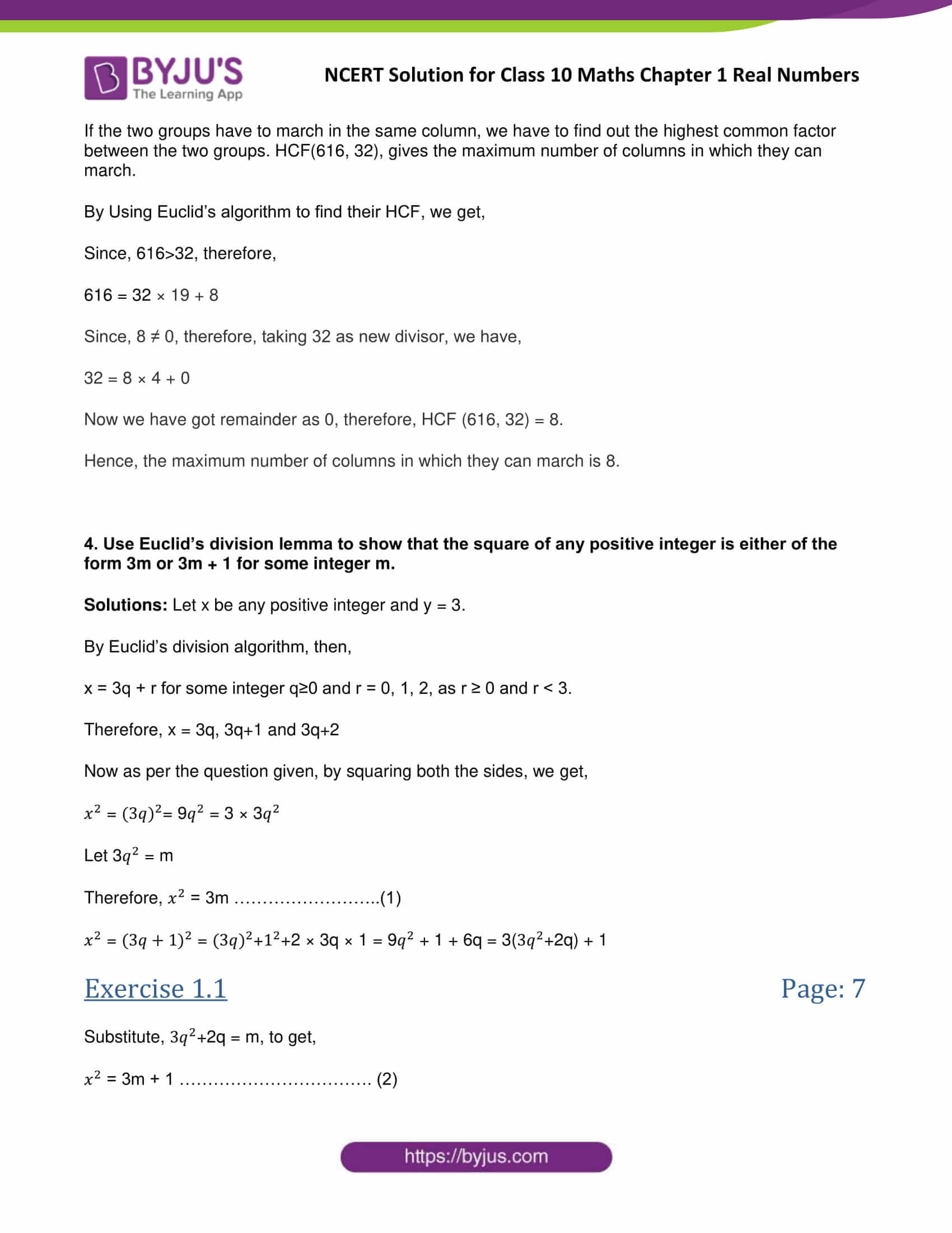 NCERT Solutions Class 10 Maths Chapter 1 Real Numbers : - Study Offline ...