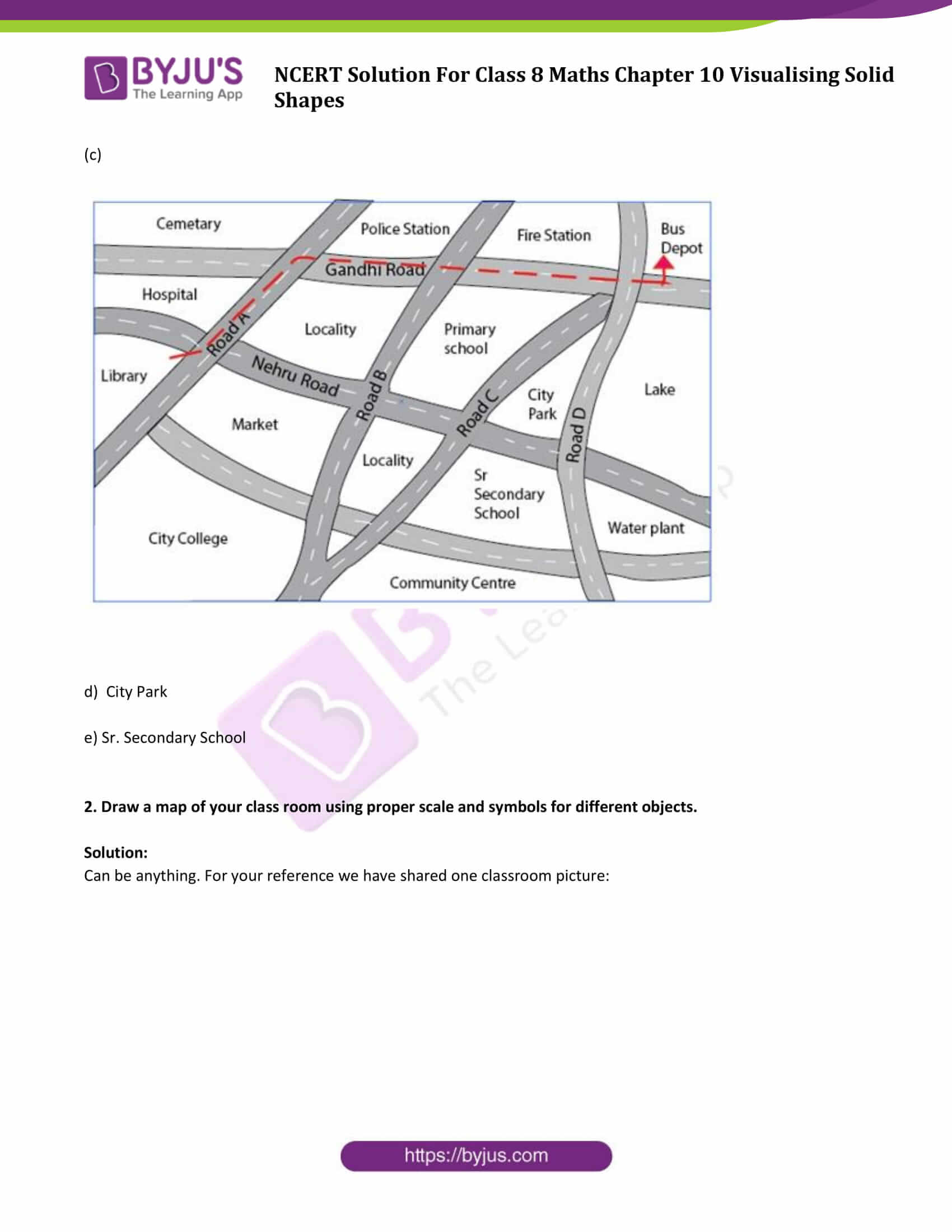 NCERT Solutions Class 8 Maths Chapter 10 Visualizing Solid Shapes