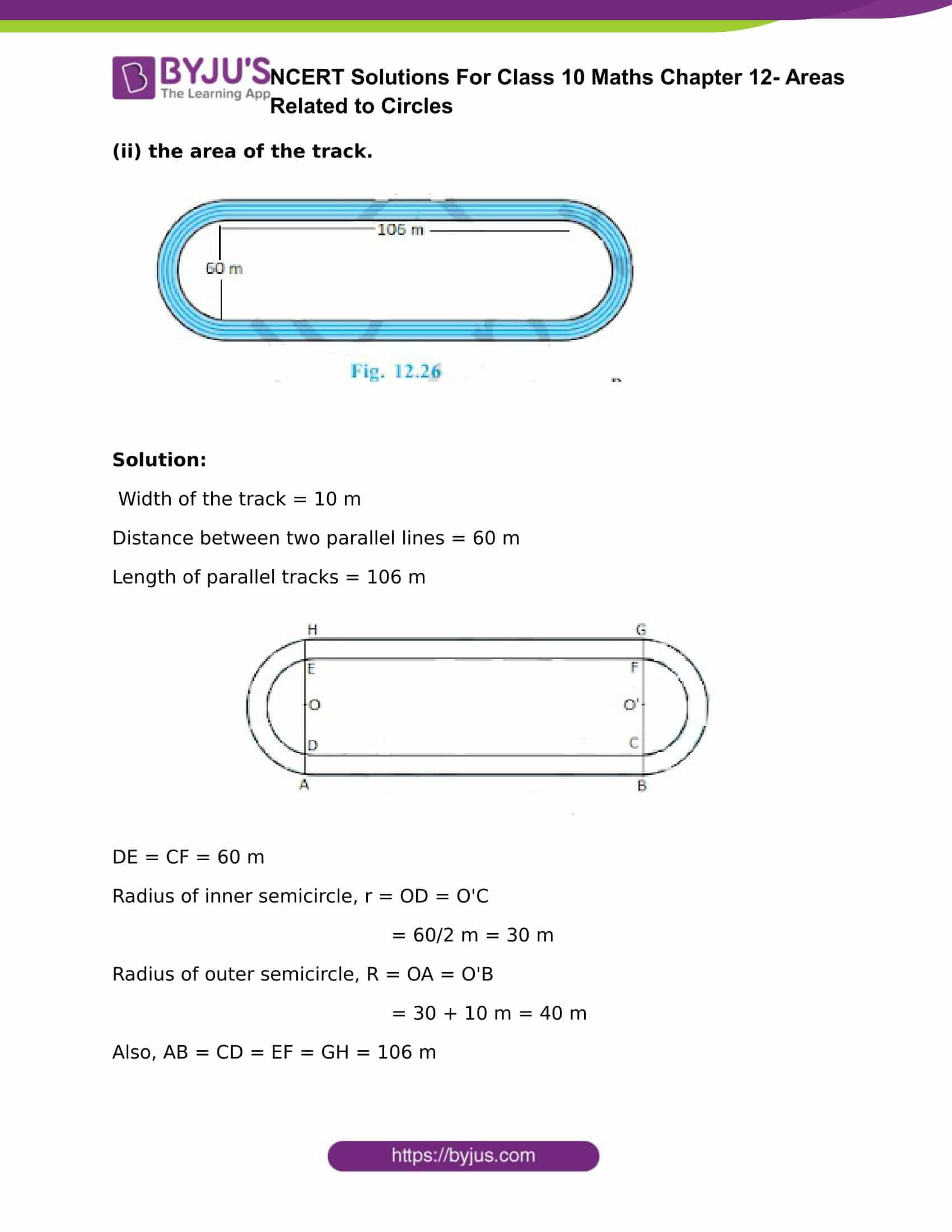 NCERT Solutions for Class 10 Maths Exercise 12.3 Chapter 12 Areas ...