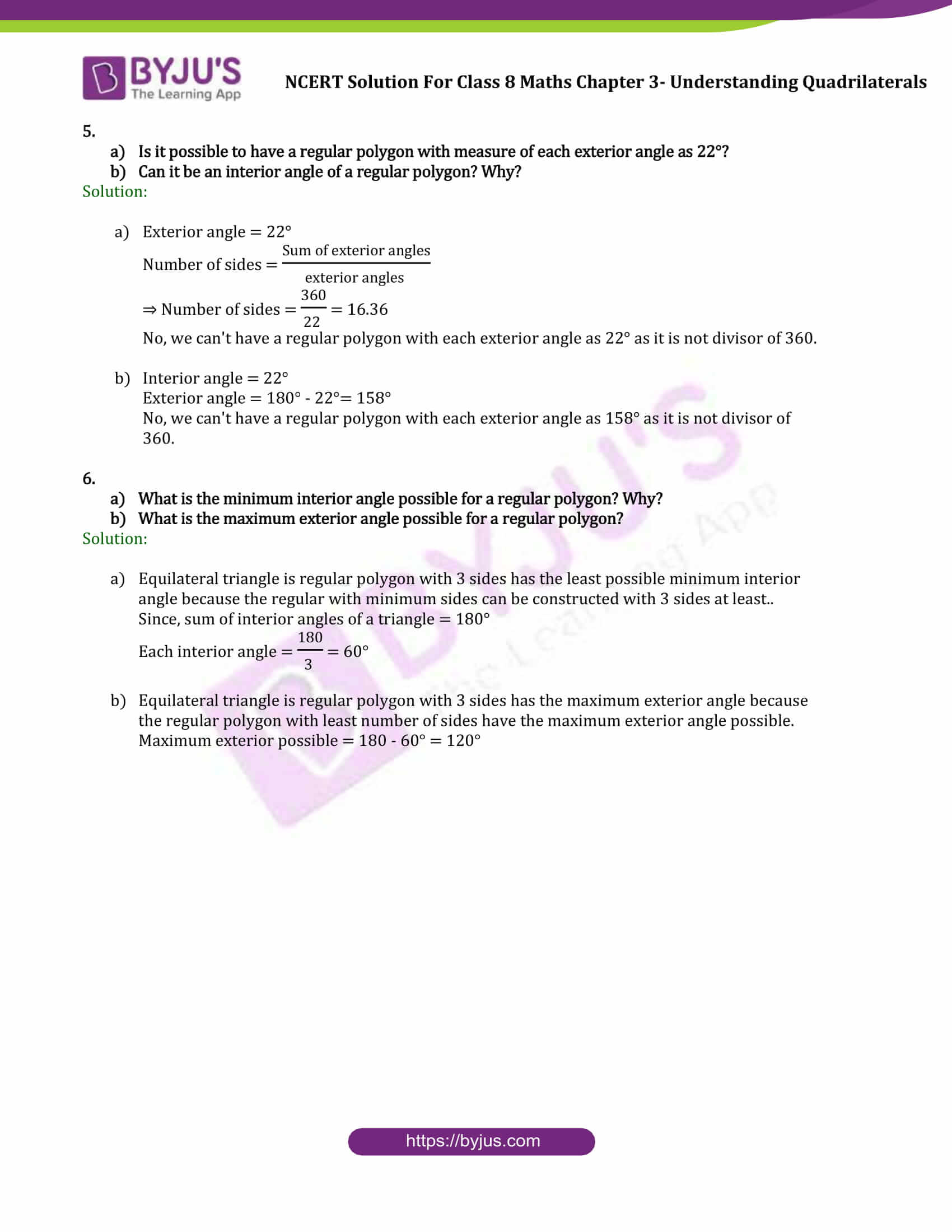 NCERT Solutions for Class 8 Maths Chapter 3 Understanding ...