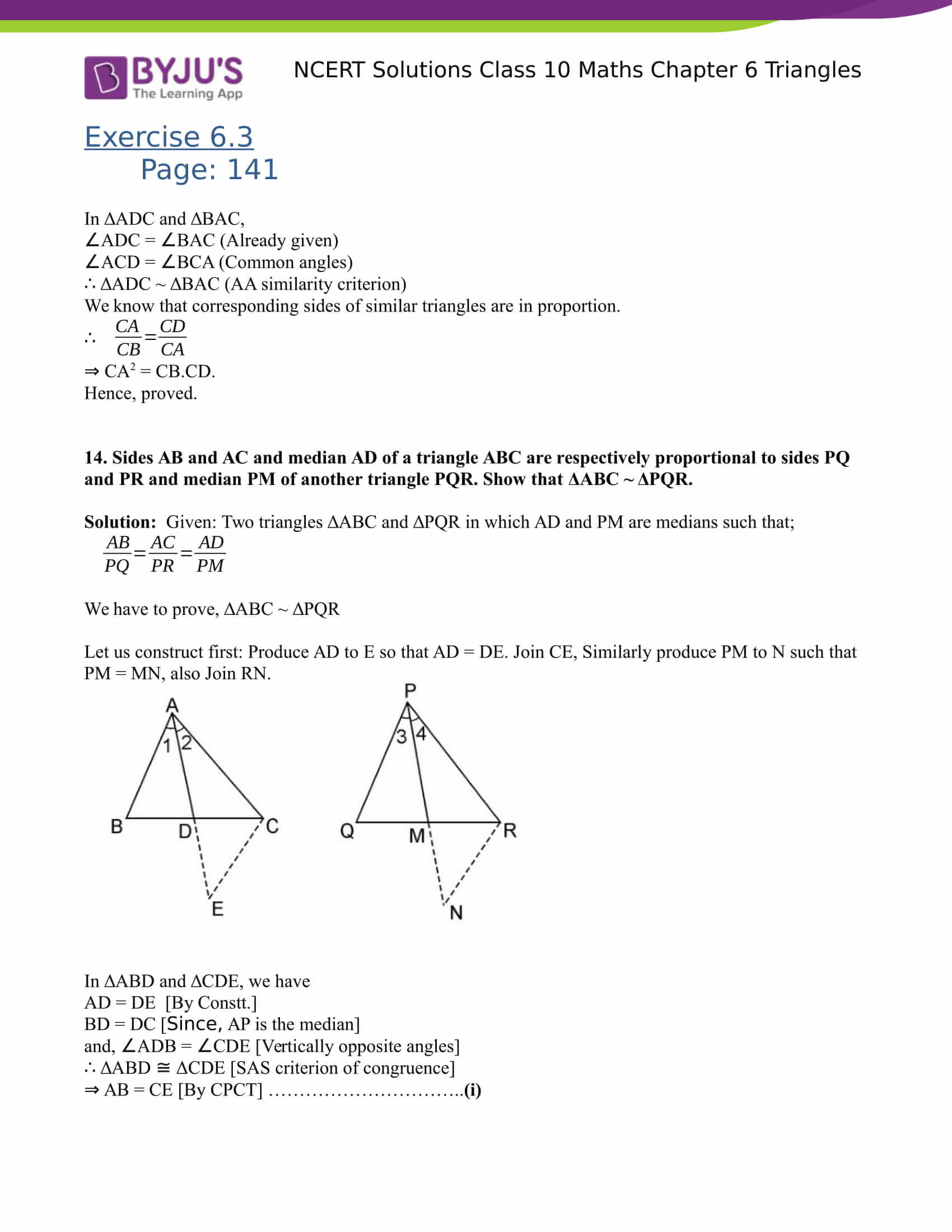 Class 10 Maths Ch 6 Triangles, Trawler Fishing Boat Models Quote