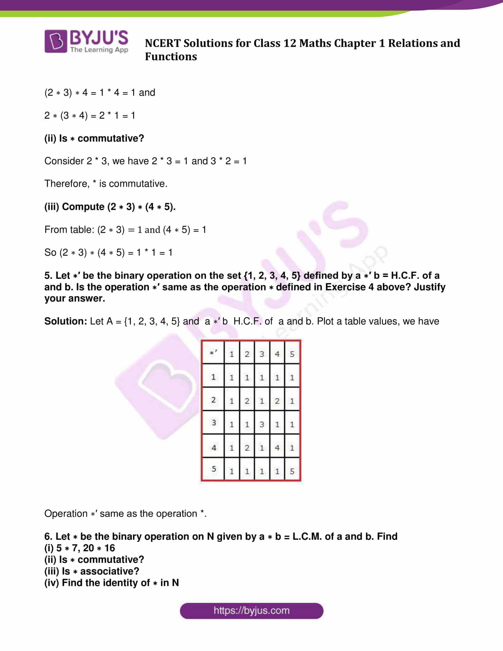 NCERT Solutions For Class 12 Maths Exercise 1 4 Chapter 1 Relations NCERT Solutions For Class 12 Maths Exercise 1 4 Chapter 1 Relations