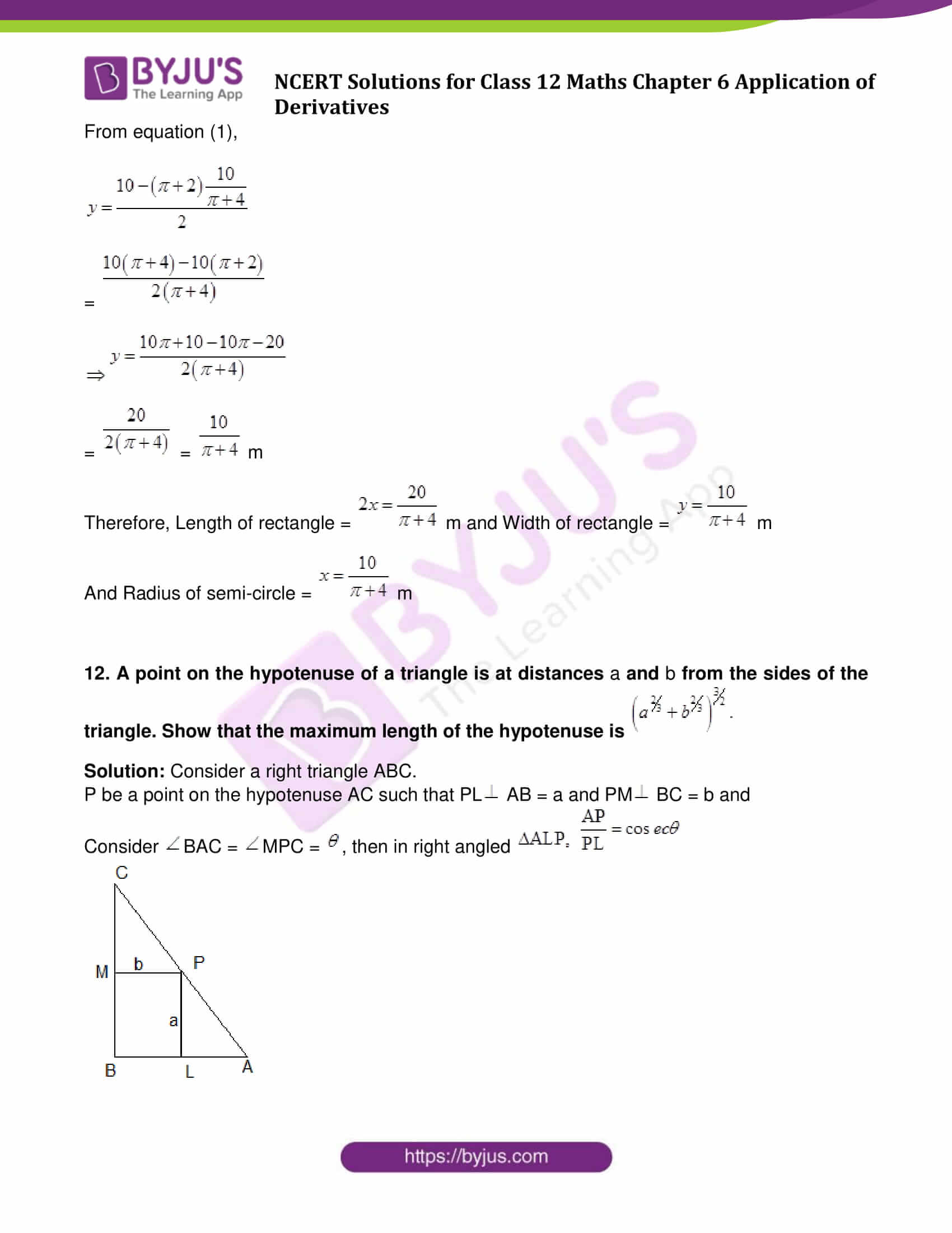 NCERT Solutions For Class 12 Maths Miscellaneous Exercise Chapter 6 NCERT Solutions For Class 12 Maths Miscellaneous Exercise Chapter 6