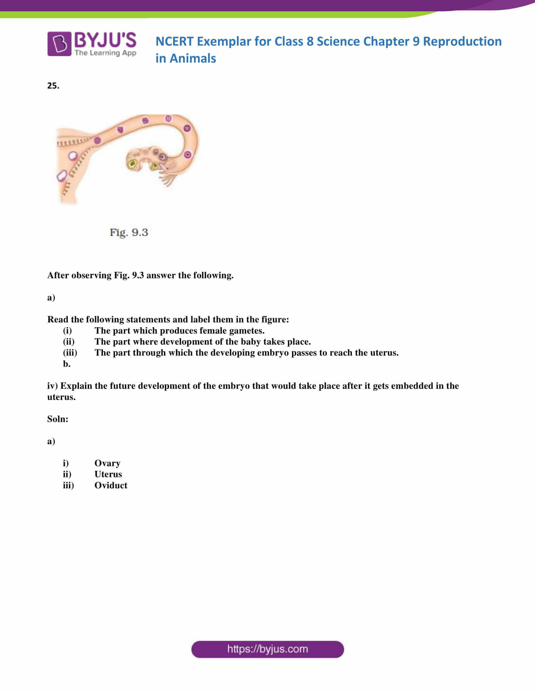 NCERT Exemplar Class 8 Science Solutions Chapter 9 Reproduction In