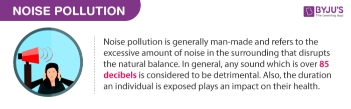 Types of Pollution - Effects of Various Types of Pollution