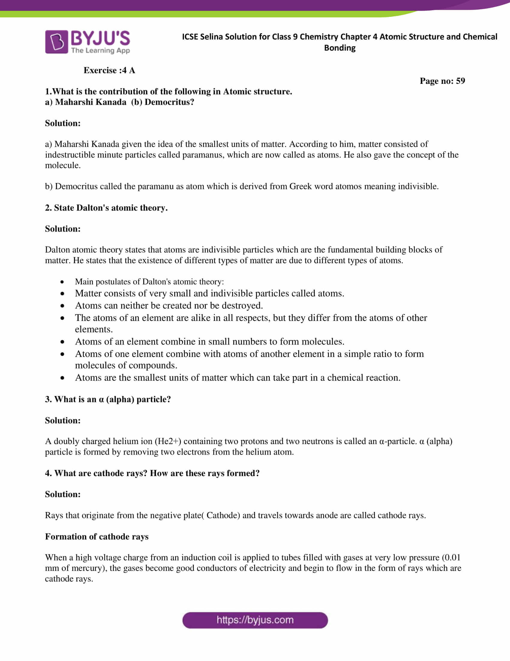 Chemistry Chapter 4 Section 1 Review Answers Trace has Rowe