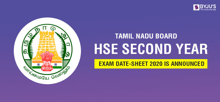Explore Exam Time Table For Tamil Nadu Board HSC 2020
