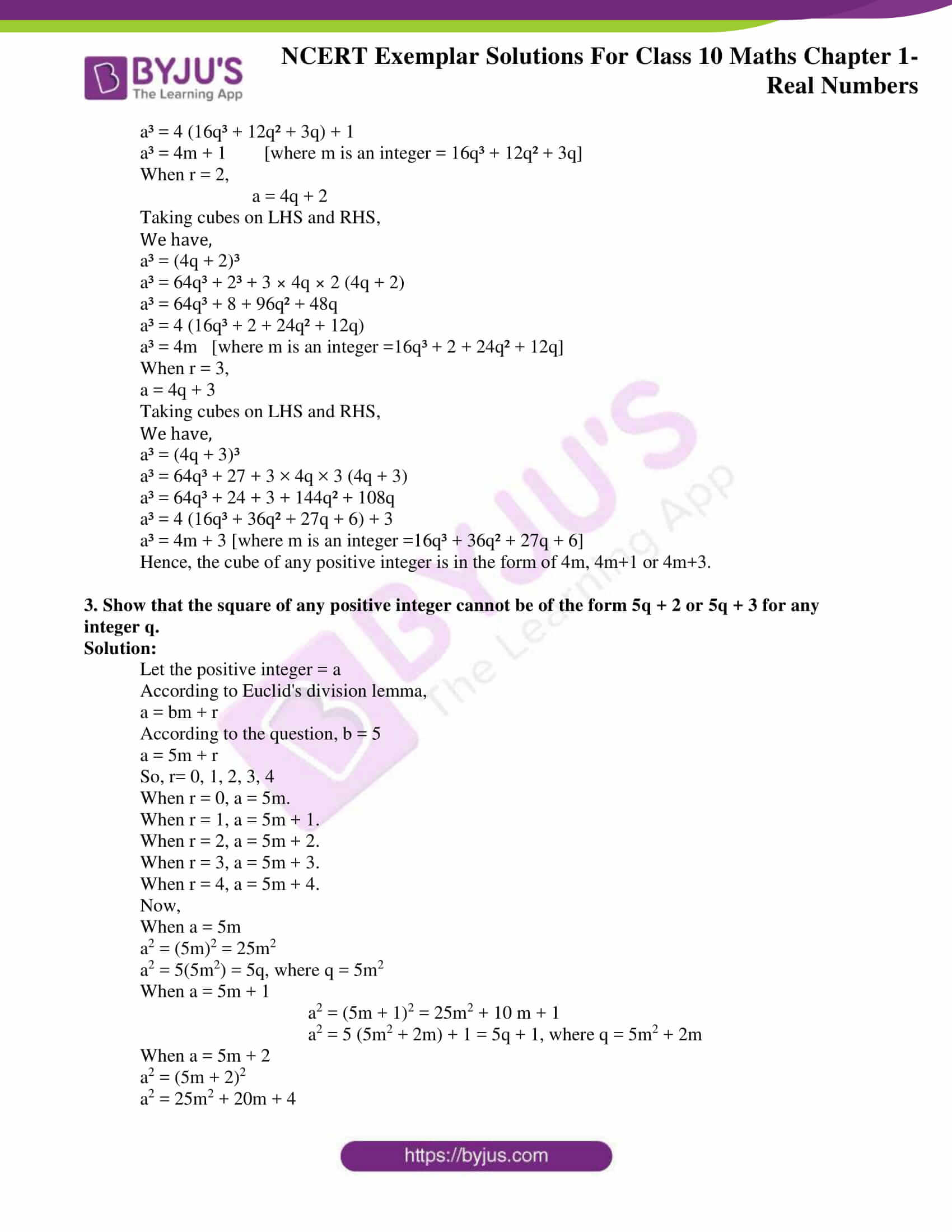 NCERT Exemplar Class 10 Maths Solutions Chapter 1 Free PDF 