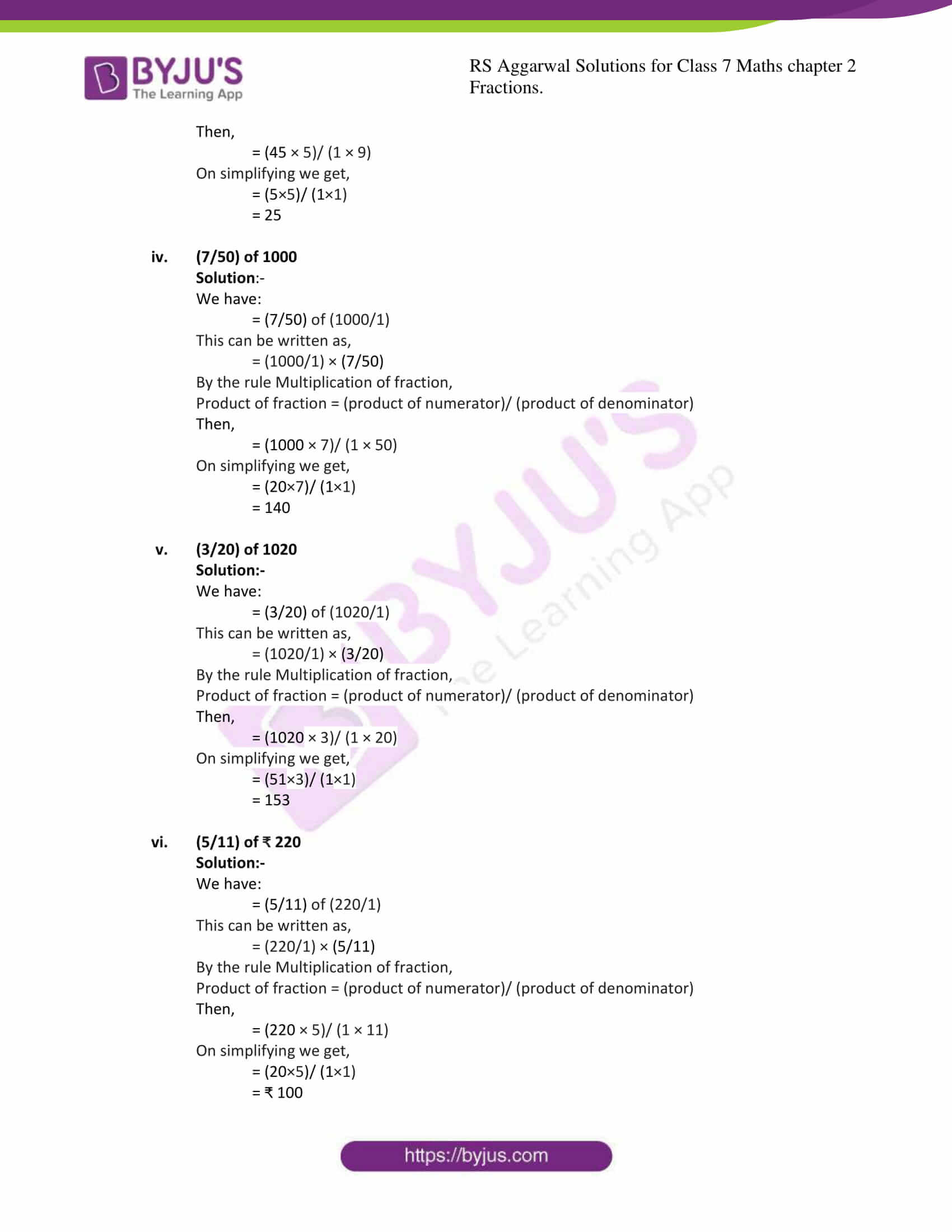 RS Aggarwal Solutions For Class 7 Maths Chapter 2 Fractions Download rs-aggarwal-solutions-for-class-7-maths-chapter-2-fractions-download